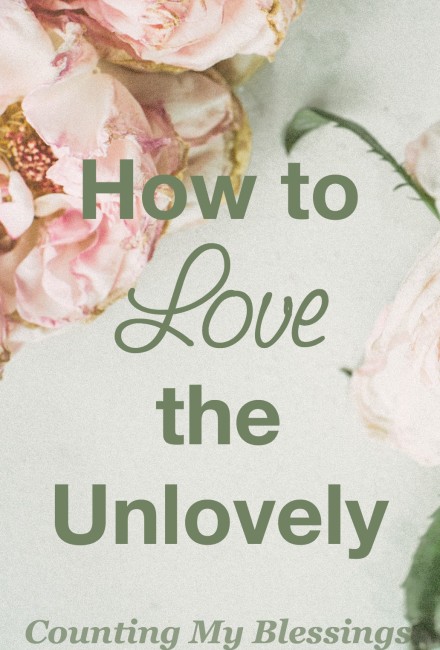 How to Love the Unlovely - It's Not About Me