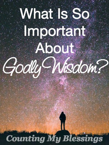 What is So Important about Godly Wisdom? – Counting My Blessings