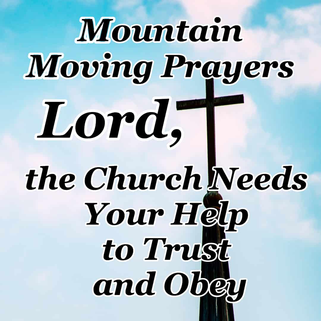 Lord, the Church Needs Your Help to Trust and Obey – Counting My Blessings