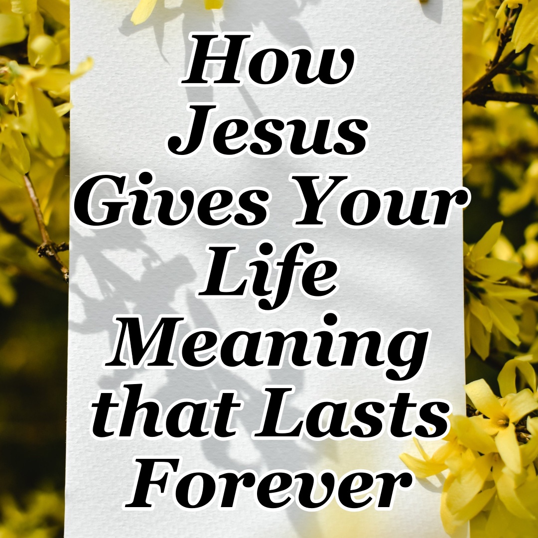 How Jesus Gives Your Life Meaning that Lasts Forever