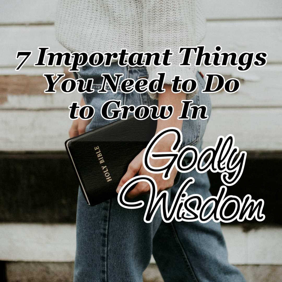 7 Important Things You Need to Do to Grow In Godly Wisdom